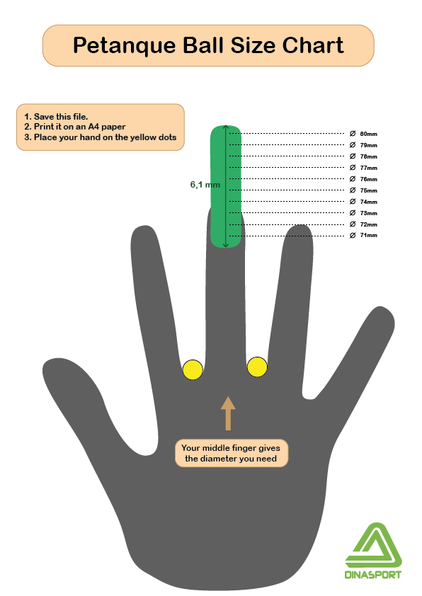Matentabel Petanque bal | Dinasport